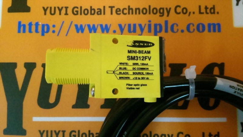 BANNER MINI-BEAM SM312FV PHOTOELECTRIC SENSOR