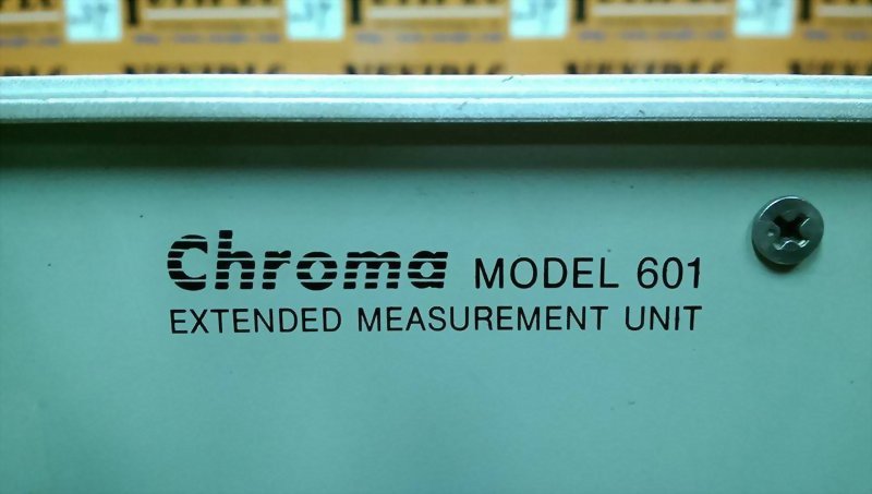 CHROMA MODEL 601 EXTENDED MEASUREMENT UNIT