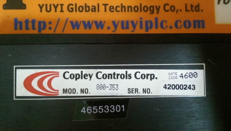COPLEY CONTROLS 800-353 / 46553301 AMPLIFIER