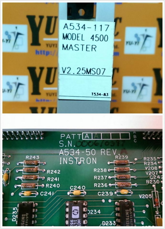 INSTRON A534-117 4500 CONTROLLER BOARD