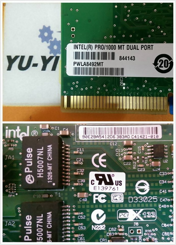 INTEL D33025 PRO/1000 MT DUAL PORT SEVER ADAPTER