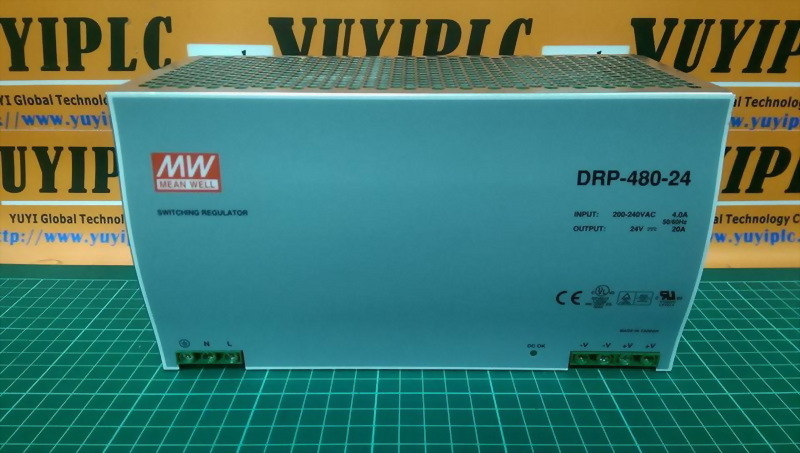 MEAN WELL DRP-480-24 24V / 20A DIN RAIL POWER SUPPLY