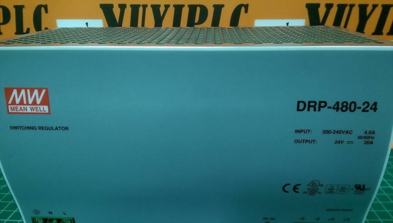 MEAN WELL DRP-480-24 24V / 20A DIN RAIL POWER SUPPLY