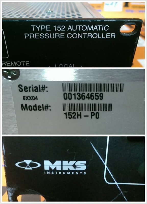 MKS 152H-P0 TYPE 152 AUTOMATIC PRESURE CONTROLLER