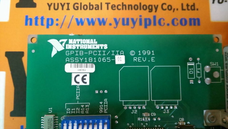 NATIONAL INSTRUMENTS GPIB-PCII/IIA 181065-01 ISA CARD