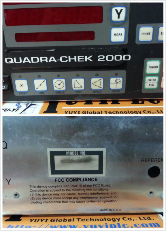 QUADRA CHEK 2000 XY DIGITAL READOUT DRO