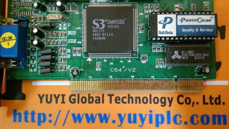 S3 TRIO64V2/DX 86C775 C64+/V2 1MB VGA PCI CARD