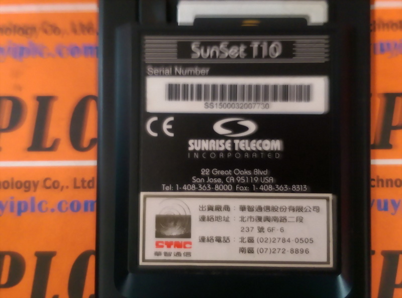 SUNRISE T10 COMMUNICATIONS TESTER