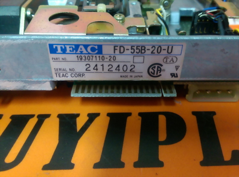 TEAC FD-55B-20-U FLOPPY DISK DRIVE