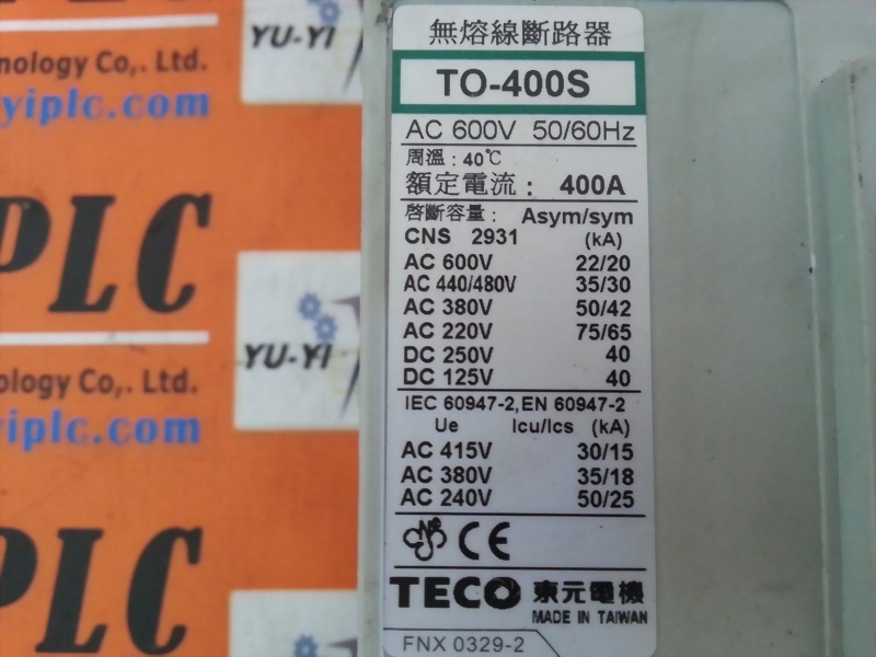 TECO TO-400S BREAKER