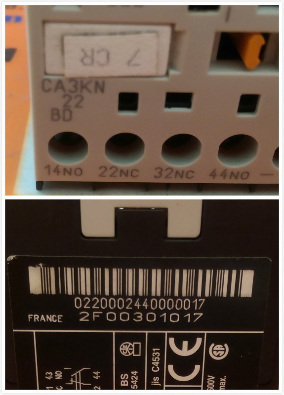 TELEMECANIQUE CA3KN22BD CONTROL RELAY