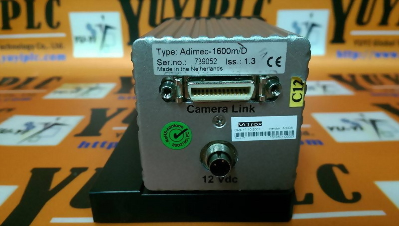 VITROX ADIMEC-1600M/D CCD CAMERA W/ TAMRON 1:1.4 25MM