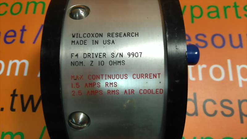 WILCOXON RESEARCH F4 ELECTROMAGNETIC SHAKER