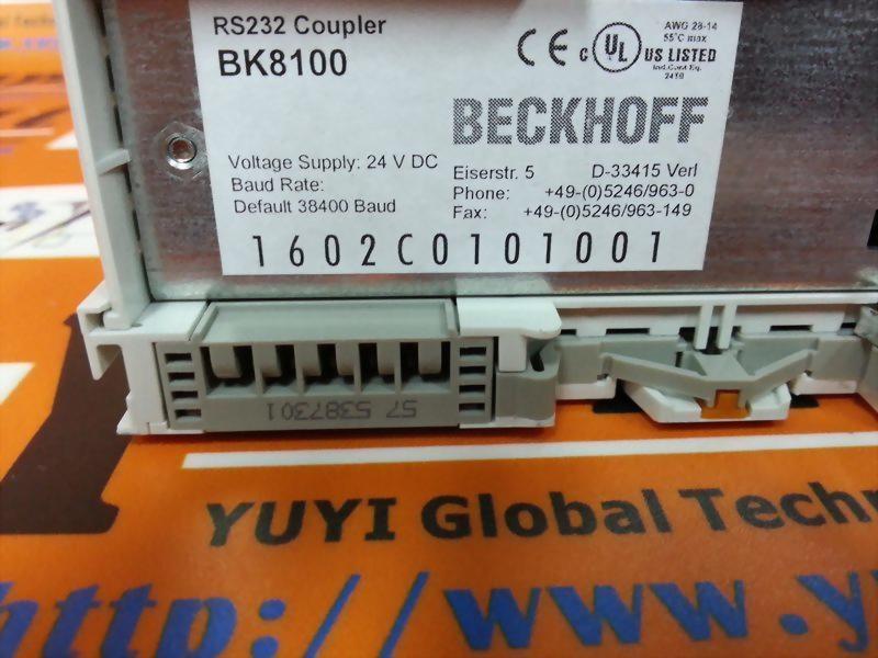 BECKHOFF BK8100 RS232 COUPLER