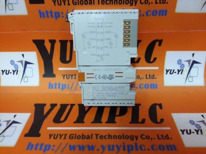 BECKHOFF KL3064 4 X ANALOG INPUT MODULE