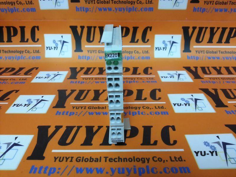 BECKHOFF KL3102 2 X ANALOG INPUT MODULE