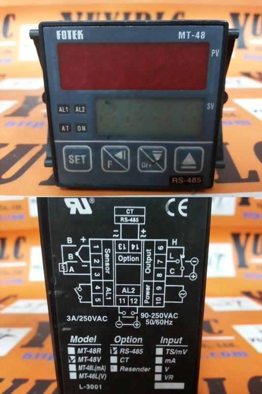 FOTEK MT-48 MT-48V TEMPERATURE CONTROLLER