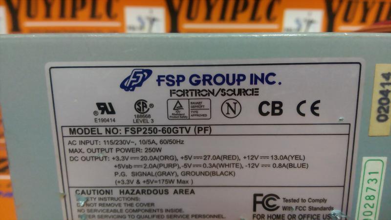 FSP GROUP FSP250-60GTV(PF) POWER SUPPLY
