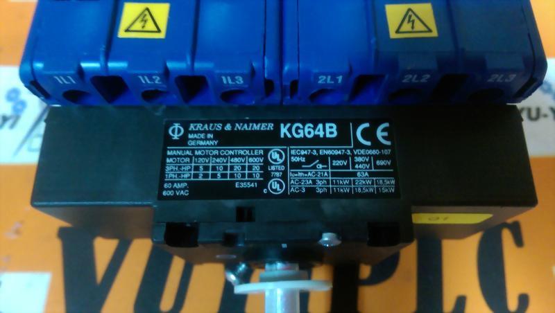 KRAUS & NAIMER KG64B MANUAL MOTOR CONTROLLER