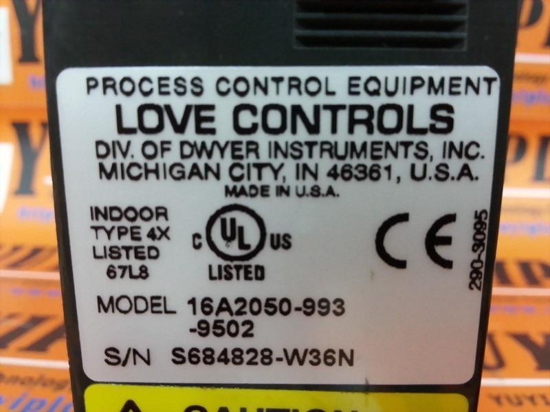 LOVE CONTROLS SERIES 16A 16A2050-993-9502
