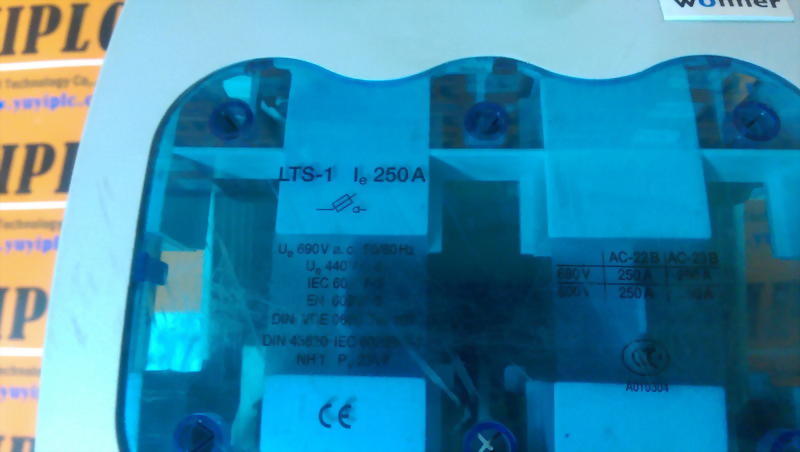 WOHNER LTS-1 250A BUS BAR DISCONNECT BUSSMANN