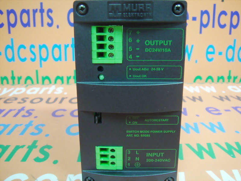 MURR ELEKTRONIK MCS10-230/24 SINGLE PHASE SWITCH MODE POWER SUPPLY ART ...