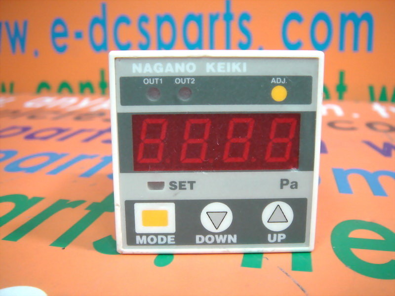 NAGANO KENKI DIGITAL DIFFERENTIAL PRESS GAUGE GC62(RANGE -50~50PA)