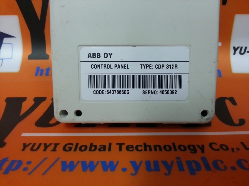 ABB OY CONTROL PANEL TYPE:CDP 312R