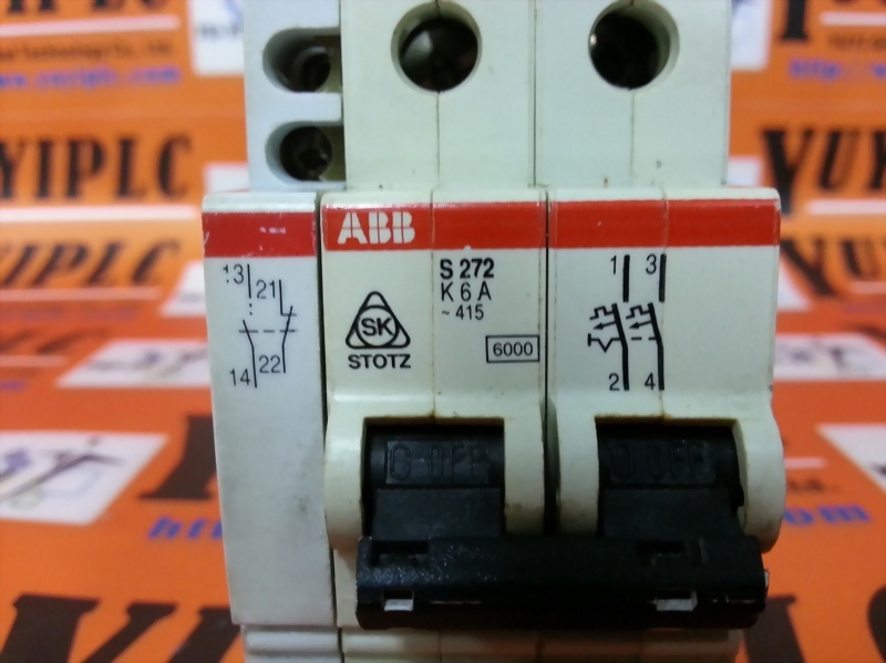 ABB S 272 K 6 A / S272 K6A CIRCUIT BREAKER