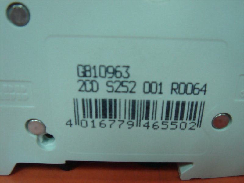 ABB CIRCUIT BREAKER GB10963 / S202-C6