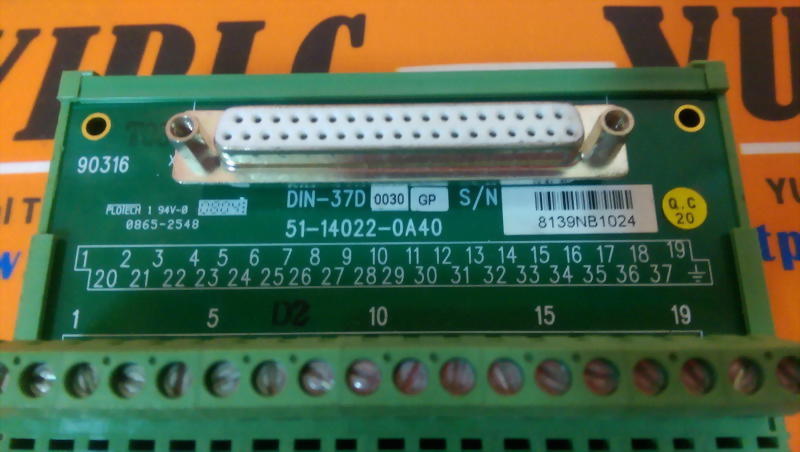 ADVANTECH 51-14022-0A40 TERMINAL BLOCK