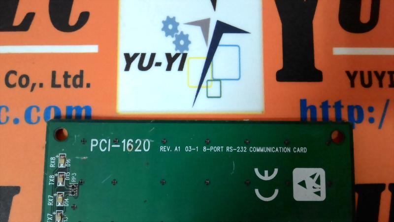 ADVANTECH PCI-1620 REV.A1 03-1 8-PORT RS-232 COMMUNICATION CARD