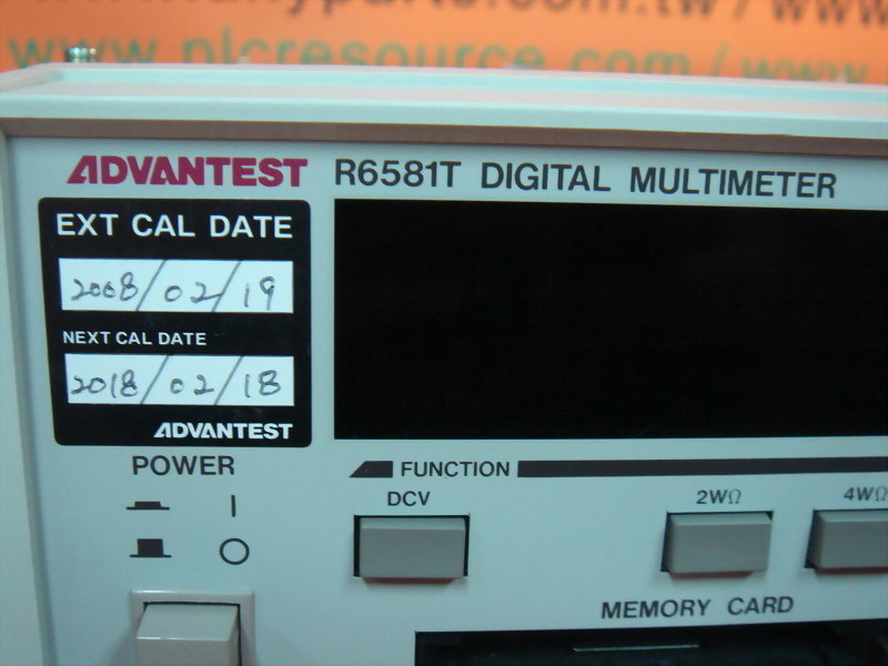 ADVANTEST R6581T DIGITAL MULTIMETER