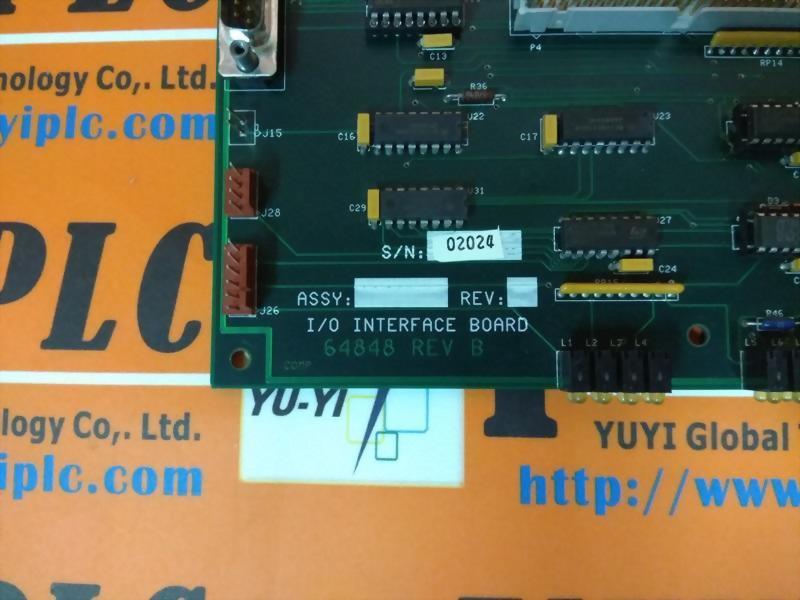 RVSI 64848 REV B I/O INTERFACE BOARD