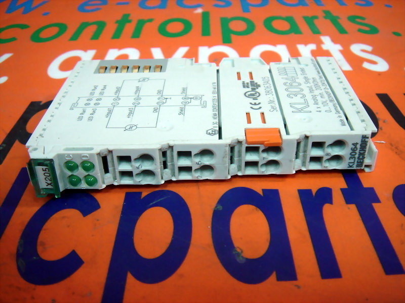 BECKHOFF 4 X ANALOG INPUT, SINGLE ENDED MODULE KL3064