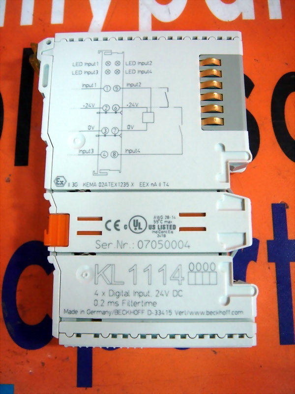 BECKHOFF 4 X DIGITAL INPUT MODULE KL1114