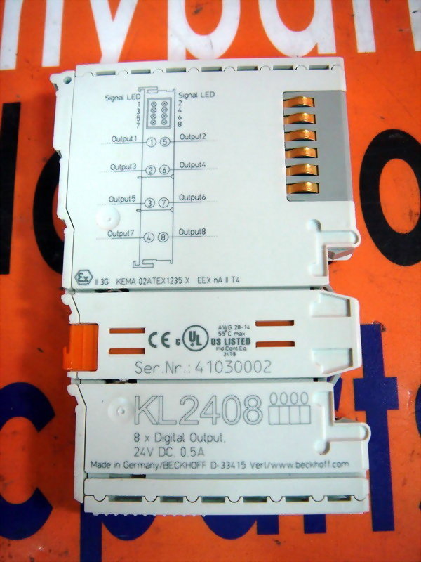 BECKHOFF 8 X DIGITAL OUTPUT MODULE KL2408