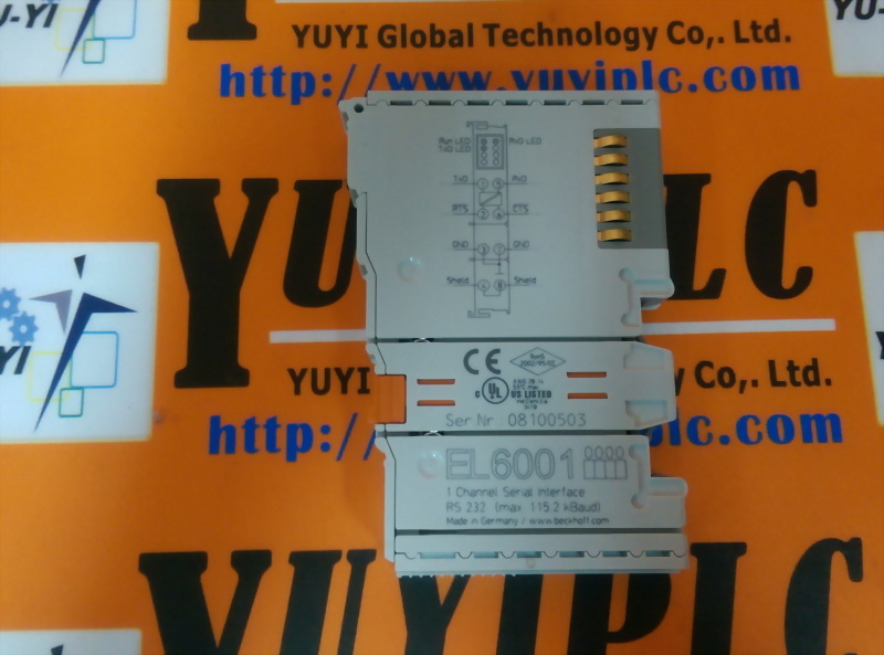 BECKHOFF EL 6001 SERIAL INTERFACE