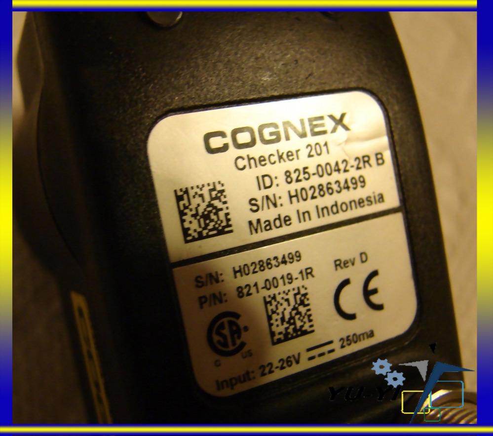COGNEX CHECKER 201 CAMERAS PN 825-0042-2R REV B