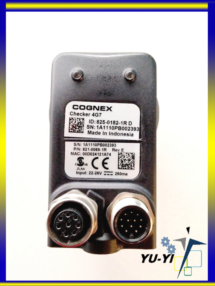 COGNEX CHECKER 4G7 825-0182-1R 821-0069-1R CKR4G7 CKR SMART CAMERA ...