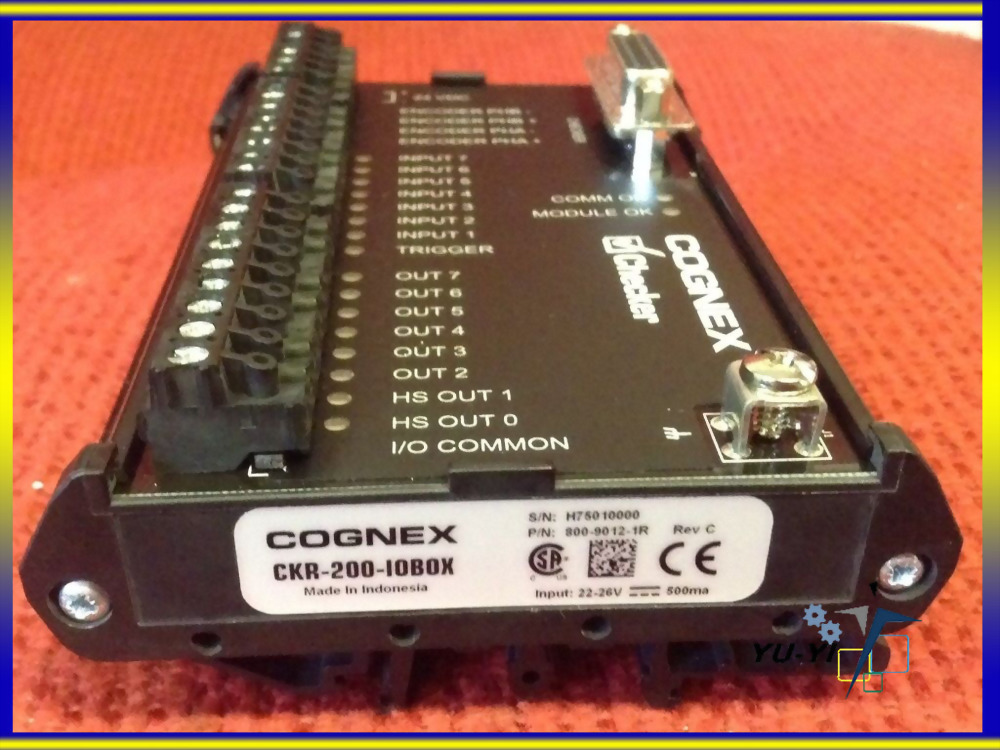 COGNEX - MODEL #CKR-200-I/OBOX - CHECKER I/O BOX _3