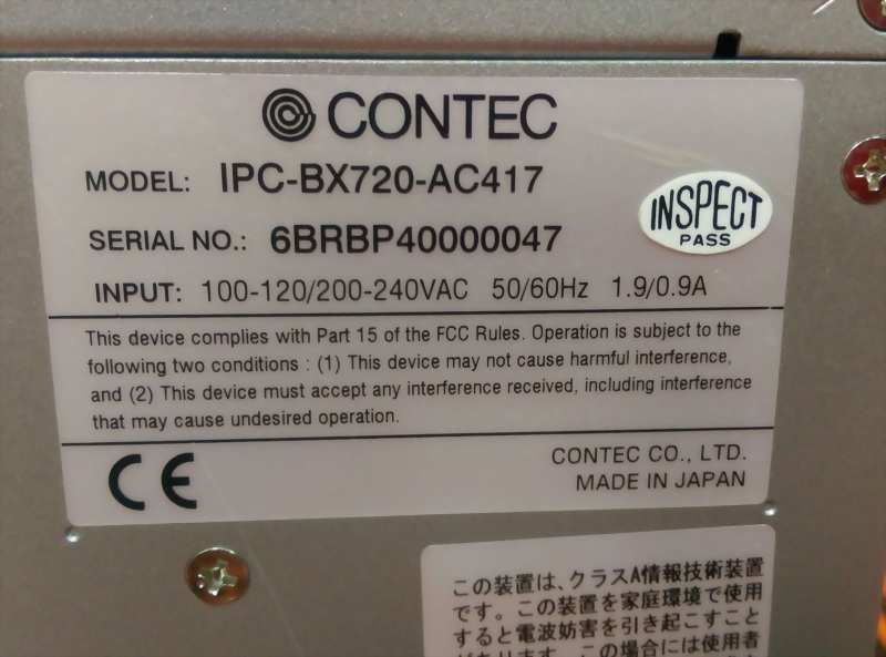 CONTEC IPC-BX720-AC417 IPC DEVICE DRIVER SETS