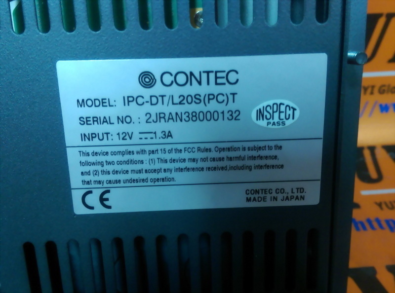 CONTEC IPC-DT / L20S(PC)T INDUSTRIAL COMPUTER