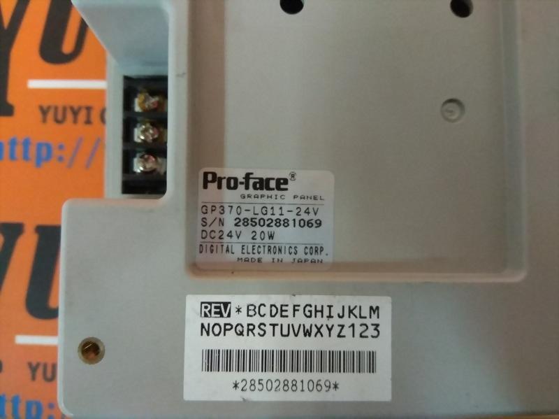 PROFACE GP370-LG11-24V HMI TOUCH SCREEN
