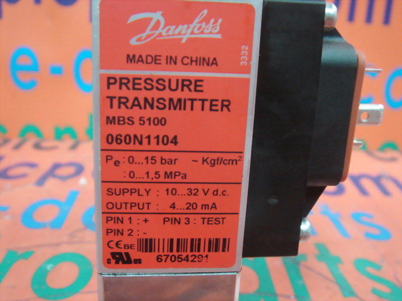 DANFOSS MBS5100 / 060N1104 PRESSURE TRANSMITTER