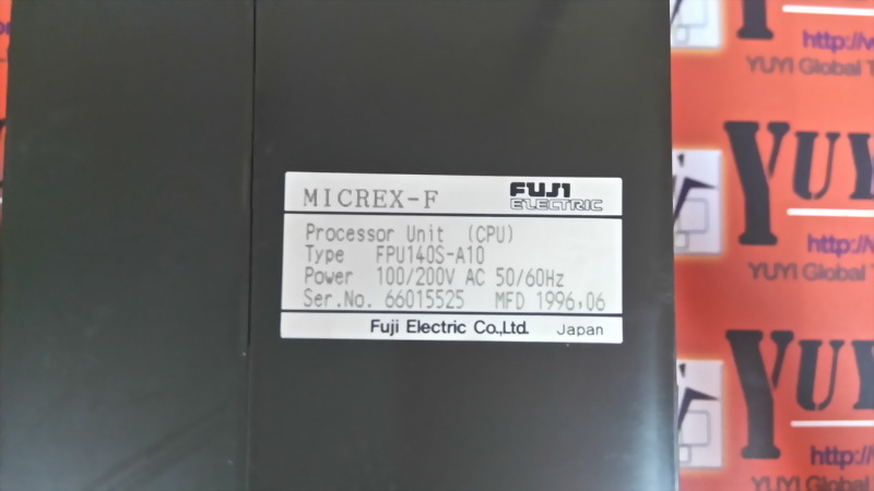 FUJI MICREX-F PROCESSOR UNIT (CPU) FPU140S-A10