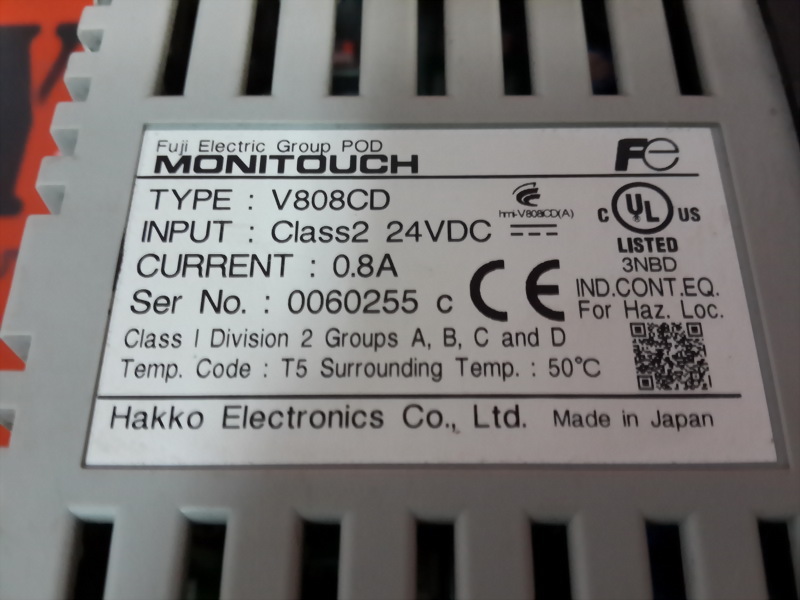 FUJI MONITOUCH V808CD