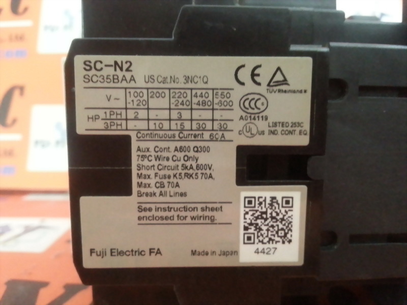 FUJI SC-N2 SC35BAA CONTACTOR