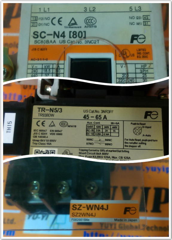 FUJI SC-N4(80) W/TR-N5/3 W/SZ-WN4J RELAY