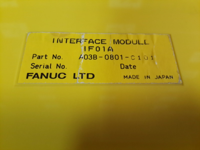 FANUC A03B-0801-C101 INTERFACE MODULE IF01A